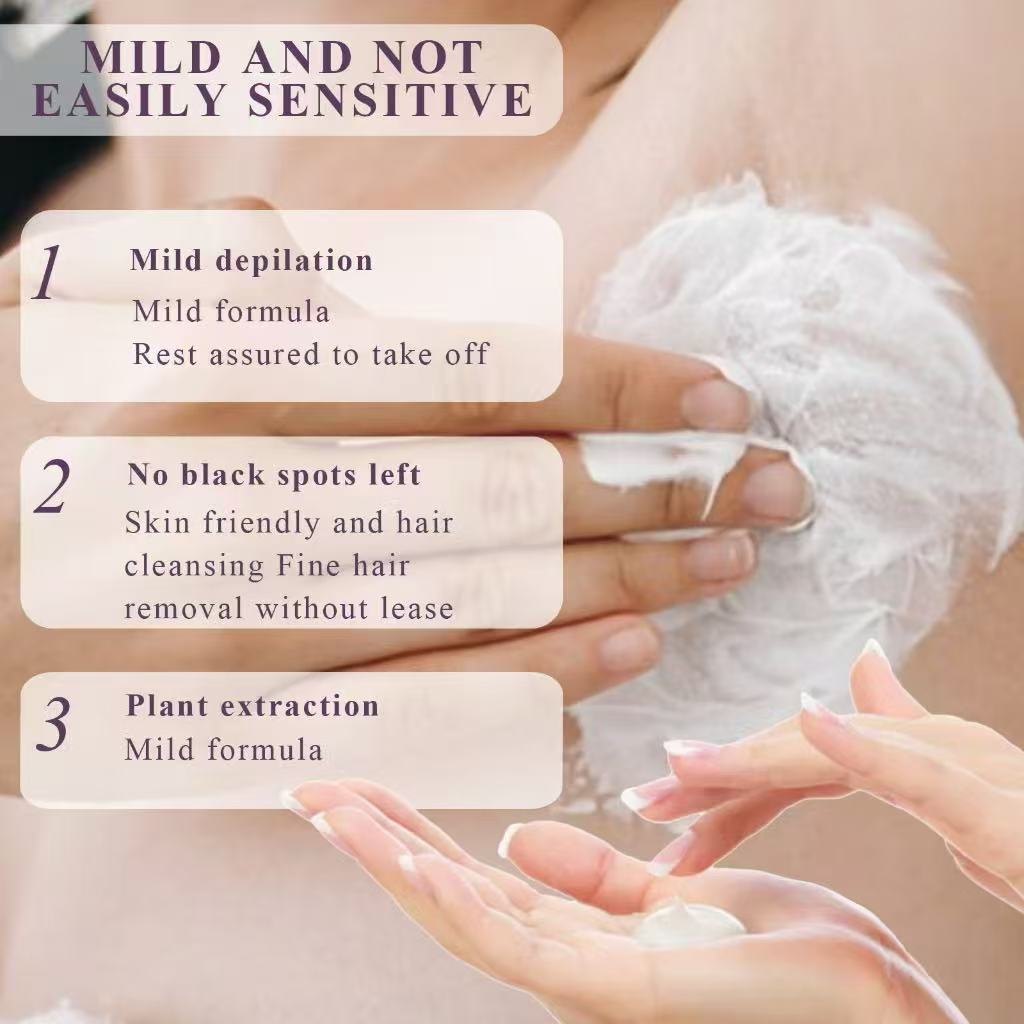 SUKEE Hair Removal Cream Painless Set With Soothing Spray Safe Non ...