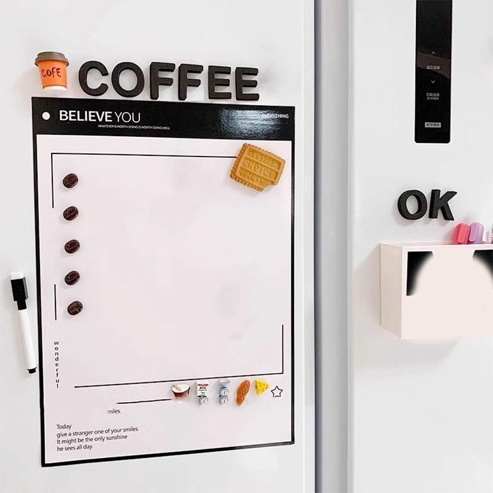 Refrigerator Sticker Message Board Rewritable Magnetic Drawing Board ...