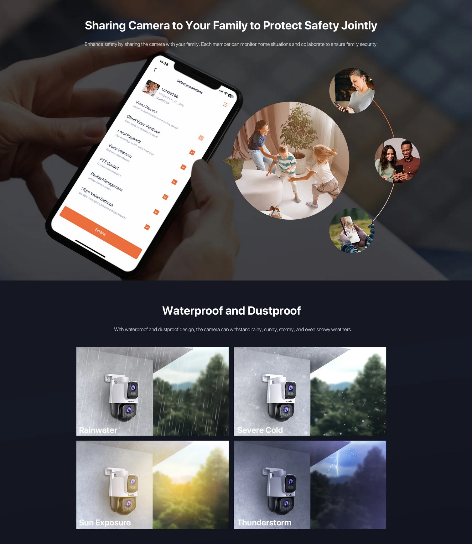 Tenda CH9 6MP Full Color Security Wifi 6 AI Camera | Dual Lens ...
