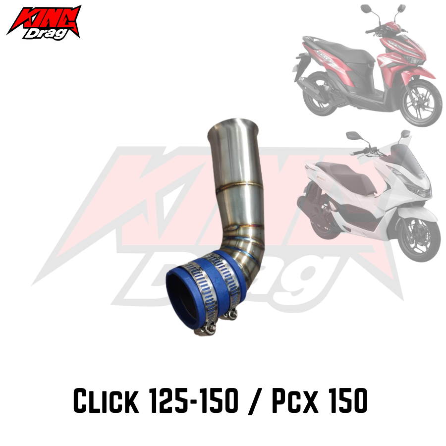 King Drag Stainless Ram Air Wave125 Raider150 All Click Nmax V1-V2 Aerox Xrm Mio i M3 Beat ...