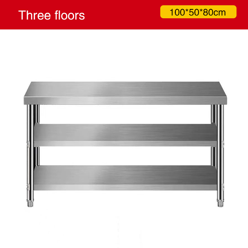 Thickened stainless steel worktable restaurants commercial kitchen ...