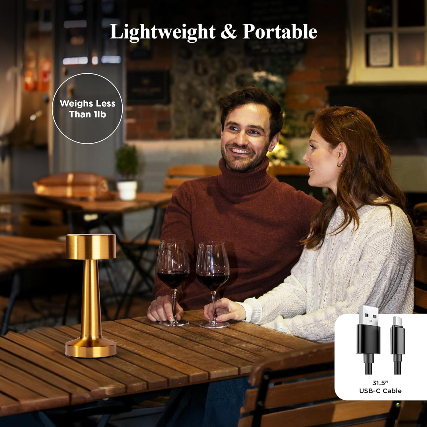 Metal Table Lamp LED Desktop Night Light Wireless Touch Sensor | Shopee ...