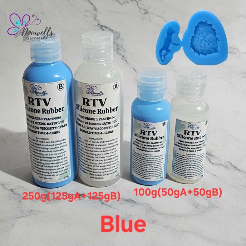 RTV SILICONE RUBBER Liquid Silicone Mold Maker Platinum Cure | Shopee ...