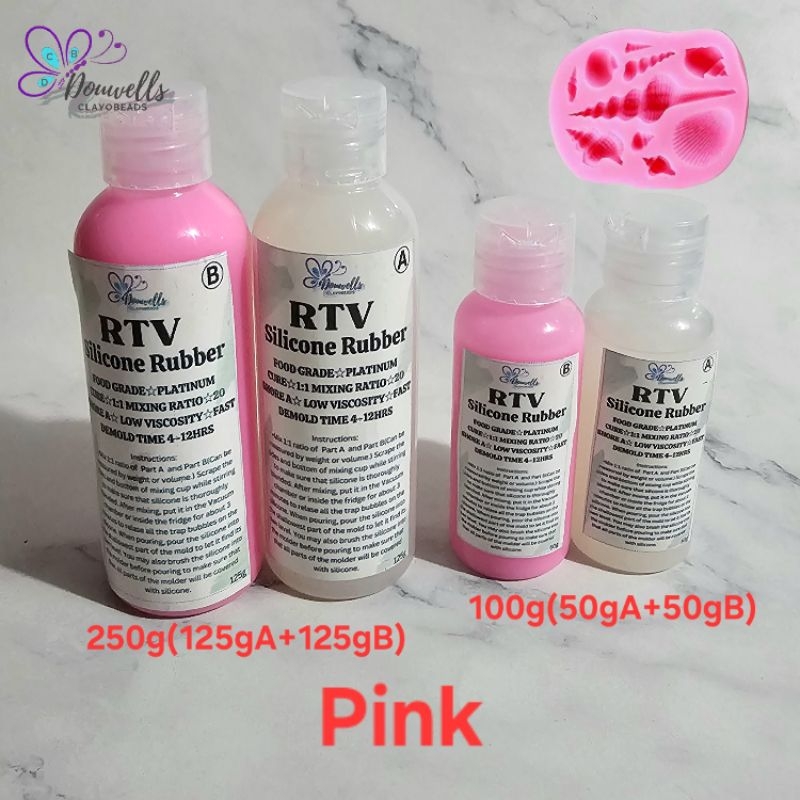 RTV SILICONE RUBBER Liquid Silicone Mold Maker Platinum Cure | Shopee ...