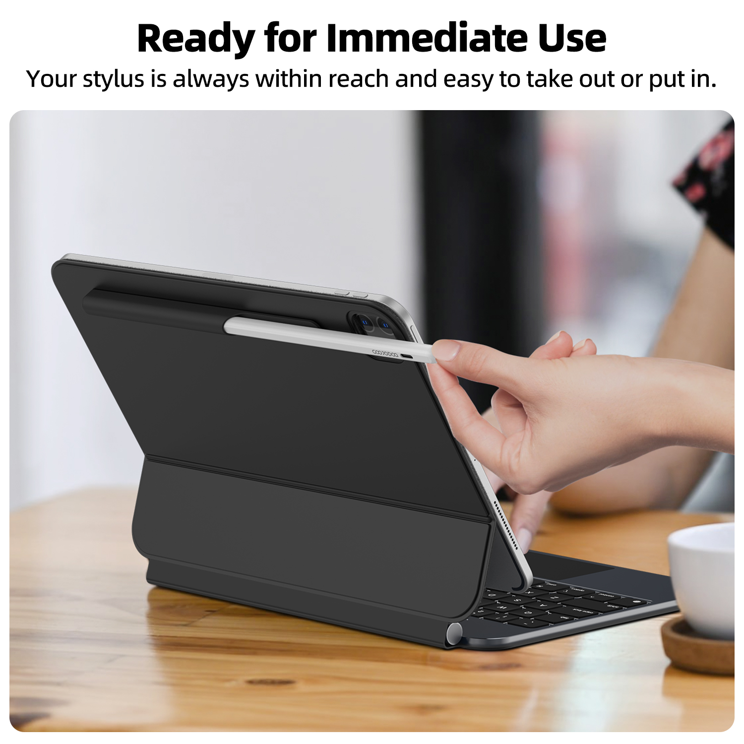 GOOJODOQ Stylus Pen Holder Case Silicone Soft Washable Convenient Use ...