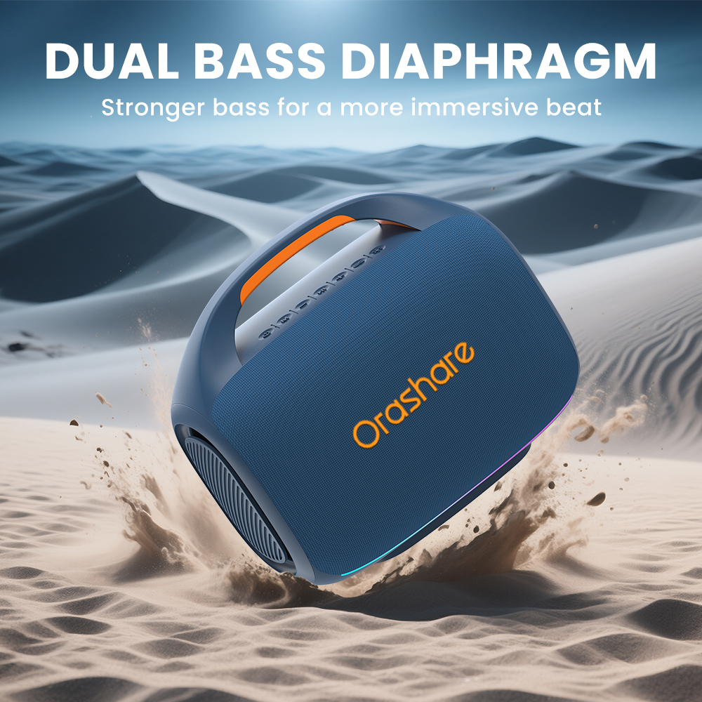 Orashare BS08 Max 40W Bluetooth Speaker Deep Bass TWS PartyBox Speaker ...