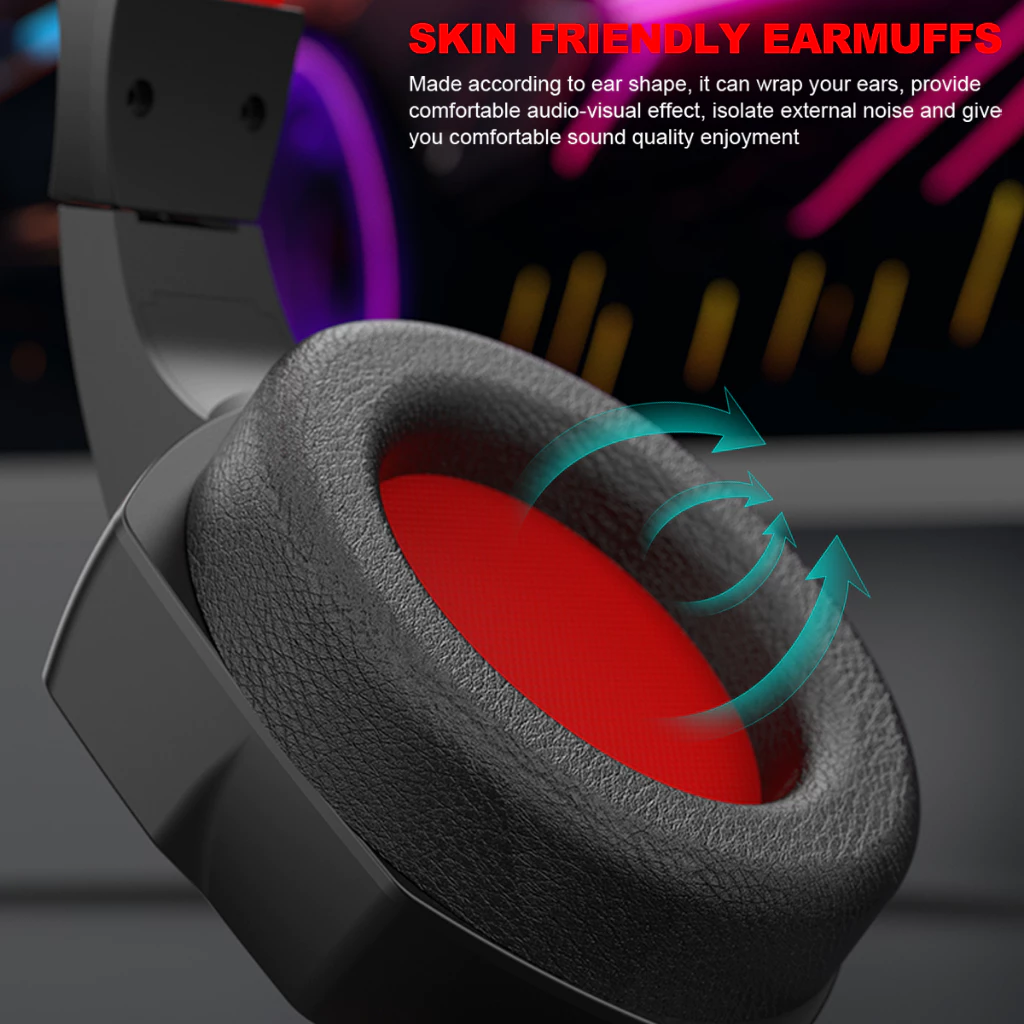 Inplay S500 Wired RGB Gaming Headset With Mic Surround Sound Over Ear ...