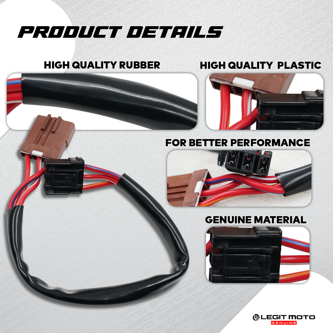 LEGITMOTO HONDA CLICK V2 / V3 / V4 ECU SOCKET WITH HEAVY DUTY CABLE FOR ...