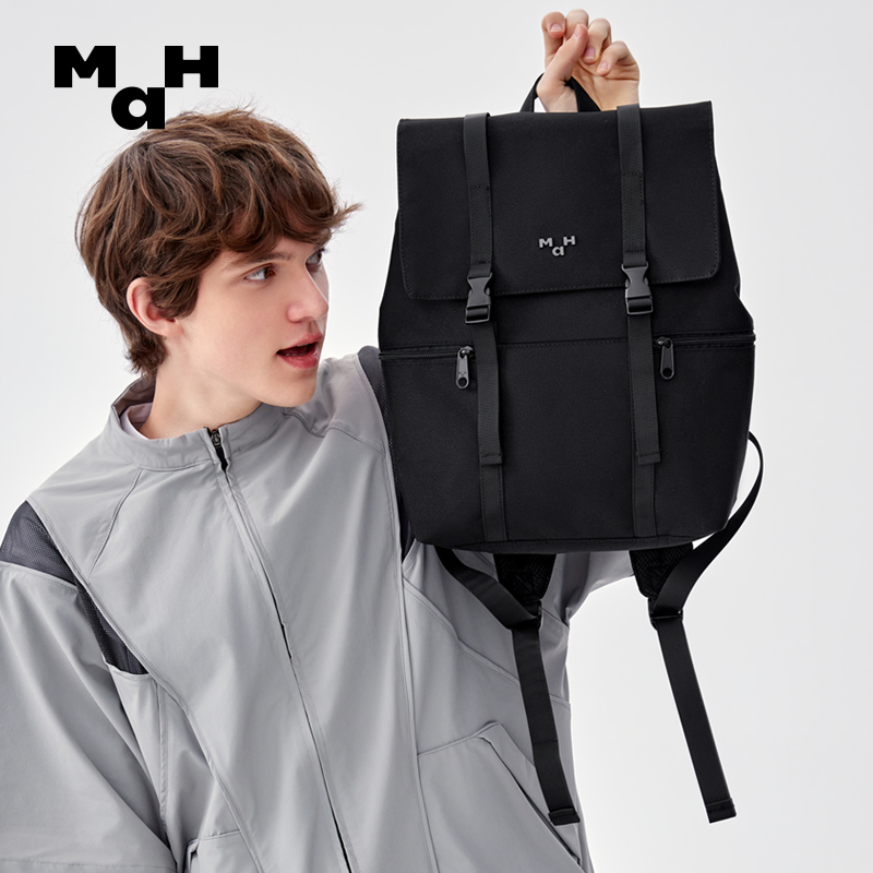 【⚡Stock in PH】MAH Black Collection Backpack Waterproof Large Capacity ...
