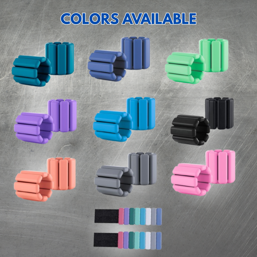 Adjustable Silicone Weights for wrist & ankle sports training wristband ...