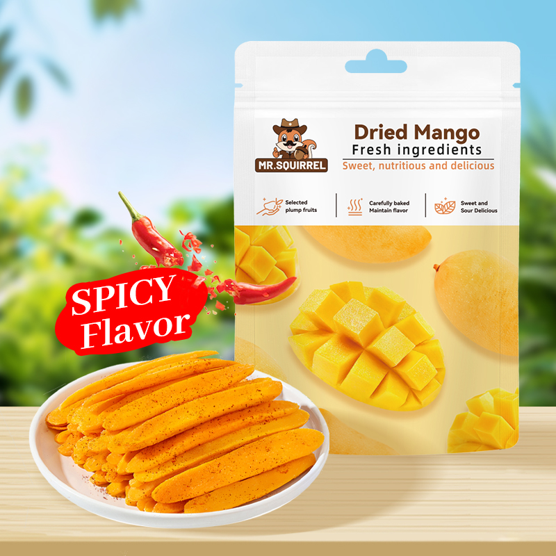 Mr.Squirrel 200g Spicy Dried Mango Dried Mango With Salt And Chili ...