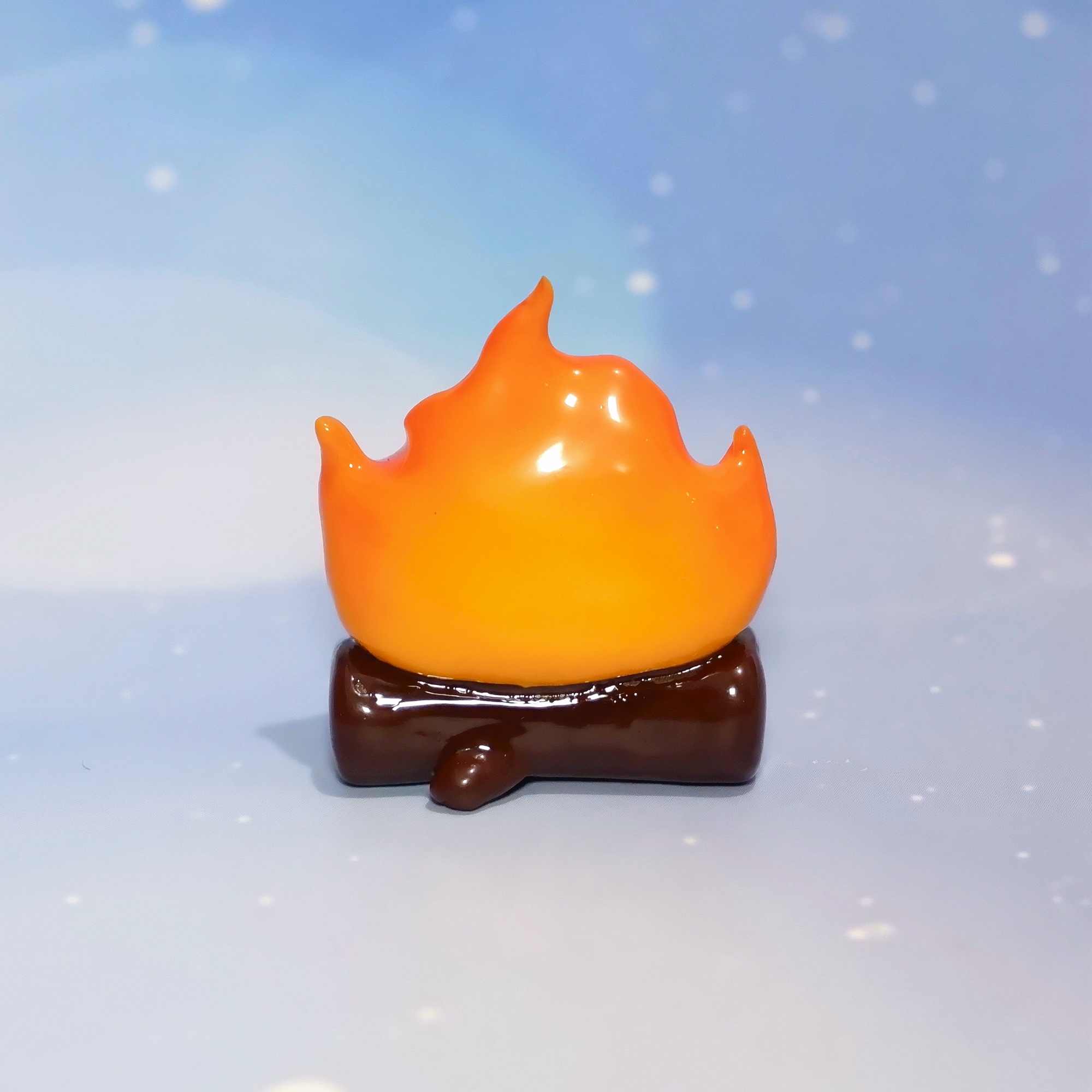 Studio Ghibli Howl's Moving Castle Calcifer Handmade Polymer Clay ...