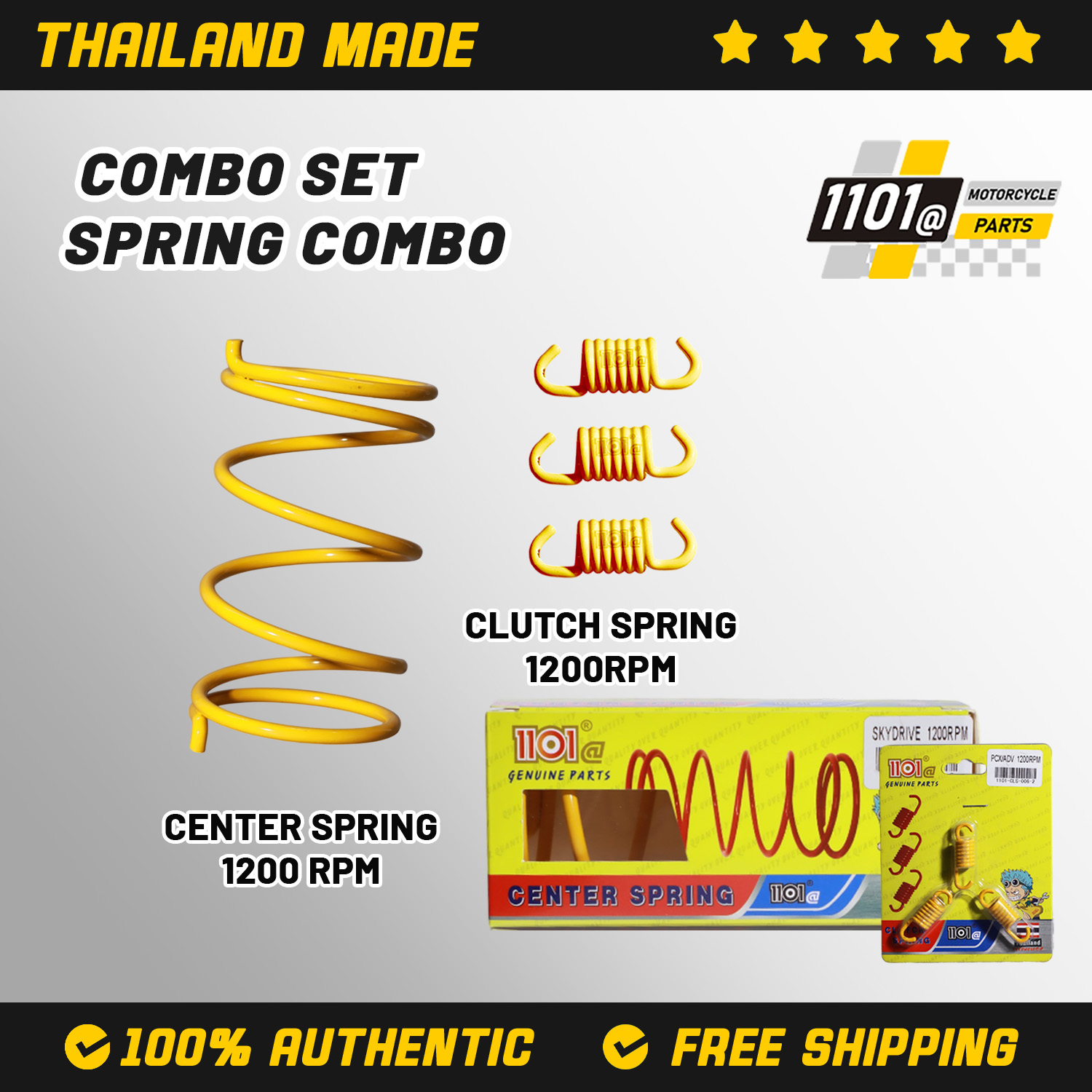 1101@2IN1 Spring Combo 1200RPM for BEAT CAR/FI/MIO MX MIO/SOUL110 ...