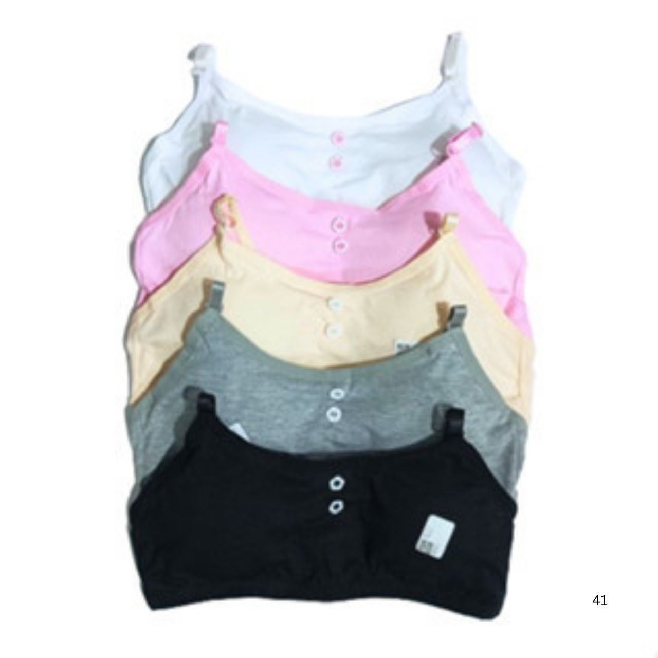 MSKE 8-16Y Teen Girls Bra - No Steel Ring Underwear with Detachable Pad ...