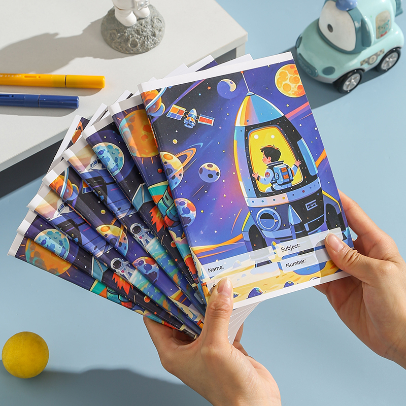 8 Pcs/set Writing Notebooks Grade 1/2/3 Cute Notebook School Supplies ...