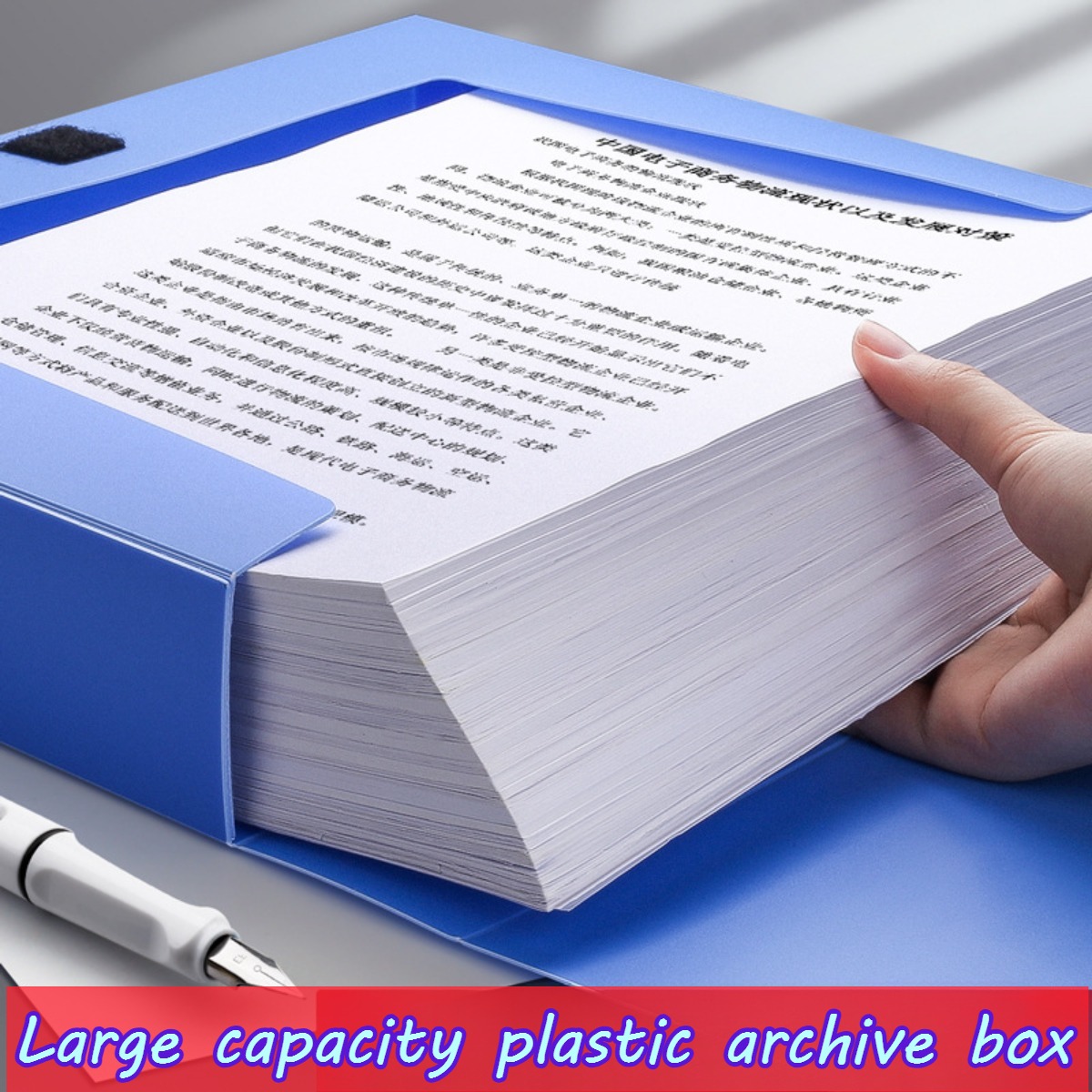 File Case Long/A4 Document Organizer Bond Paper Organizer Foldable Box ...