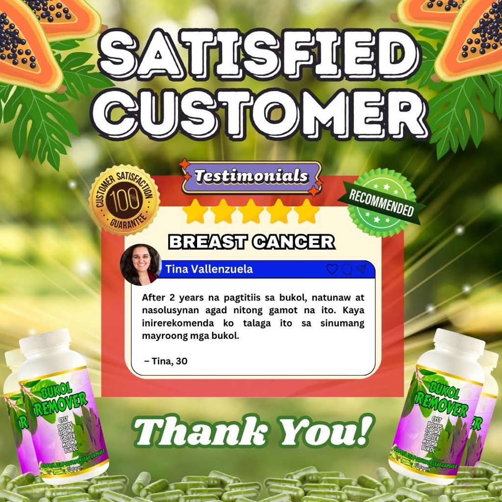 Buy 1 Take 1 Bukol Remover for cyst, prostate, PCOS, lipoma,thyroid | Shopee Philippines