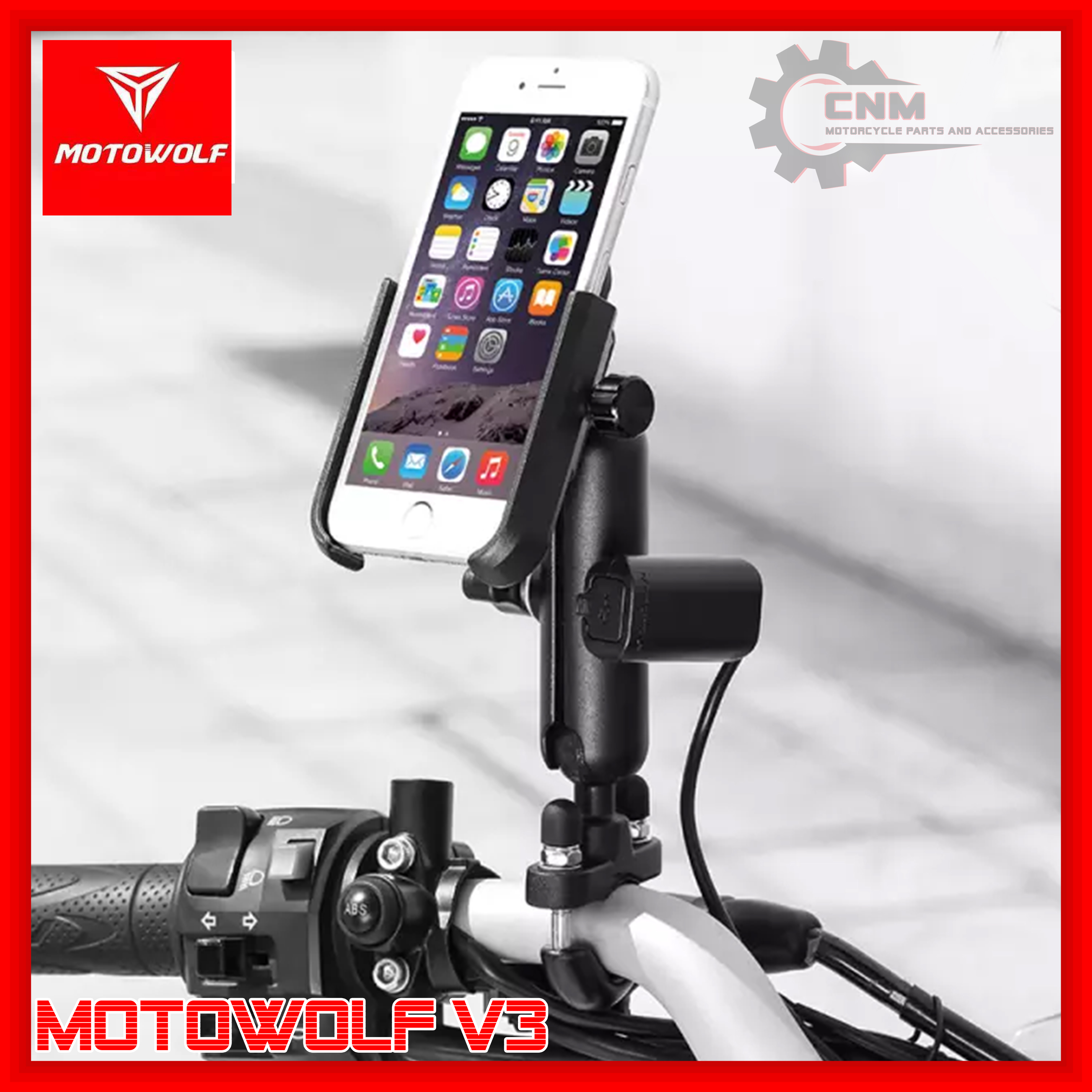 Original Motowolf Cellphone Holder Version 3/360 °Rotation Motowolf ...