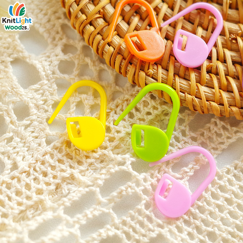 Mixed Color Plastic Weaving Mark Buckle Mark Count Auxiliary Tool ...