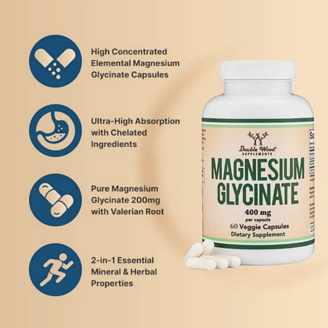 Real Magnesium Glycinate 100% Authentic Doctor's Recommended by Double ...