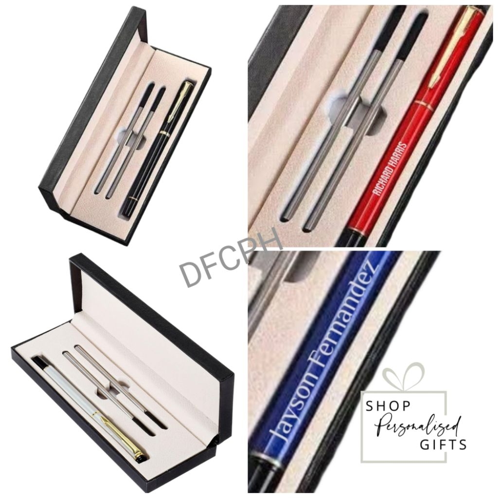 Laser Engraved Metal Sign Pen for Wedding Baptismal Birthday Souvenirs ...