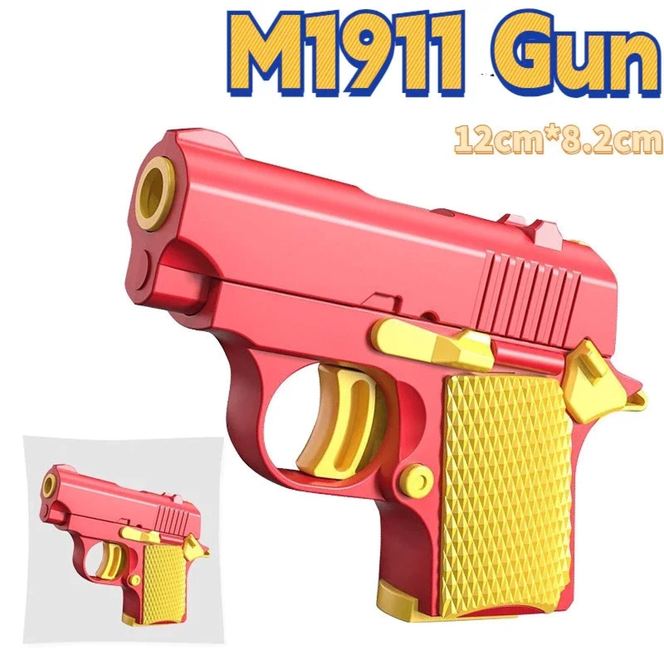 TURNIP GUN M1911 BABY GUN TOY GUN MINI GUN STRESS RELIEF GUN | Shopee ...