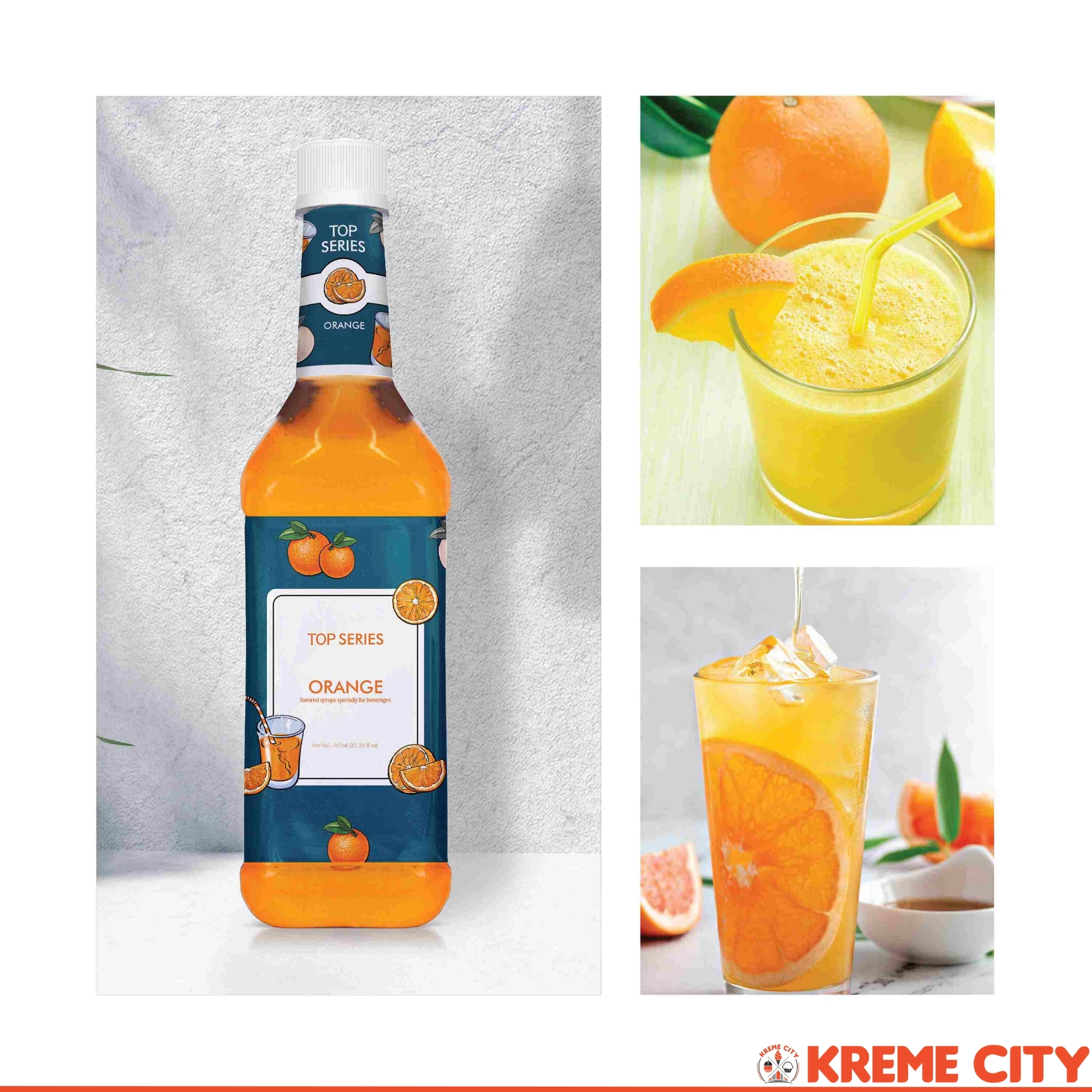 TOP Creamery Top Series Orange Syrup 750ml | Shopee Philippines