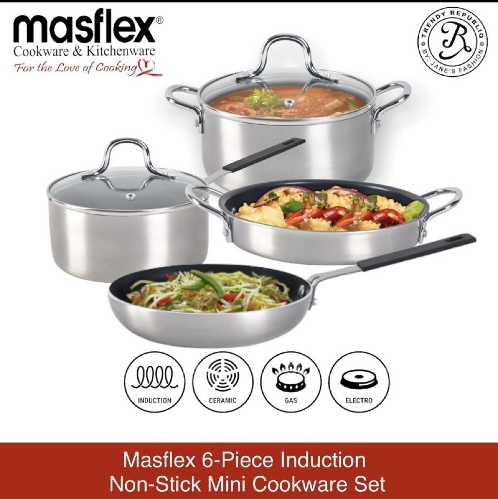 Masflex Original 16 cm MINI Non Stick Induction Cookware Set | Shopee ...