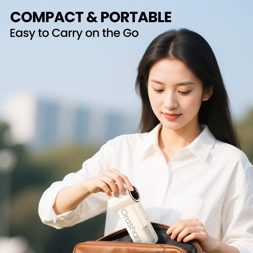 Orashare HFP10 Handheld Fan With Powerbank 10000mAh Rechargeable High ...