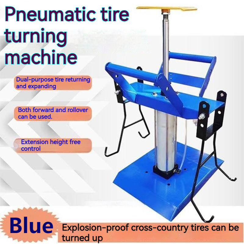 Pneumatic tire expander,manual tire flipper,tire maintenance polishing ...