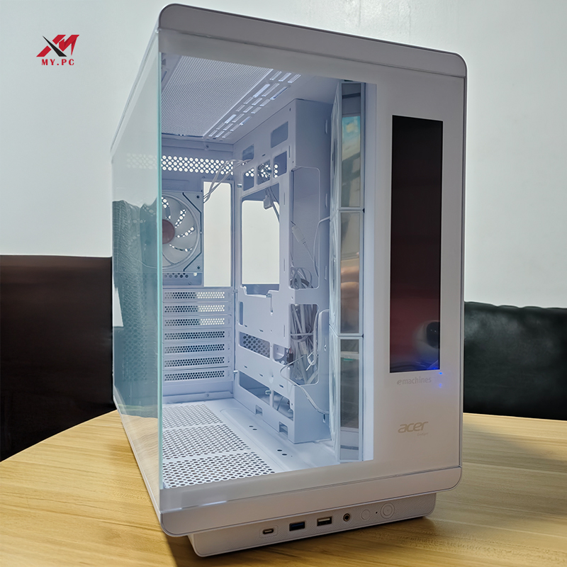 ACER U600 White Panoramic Room Full Sea View Case with argb screen and ...