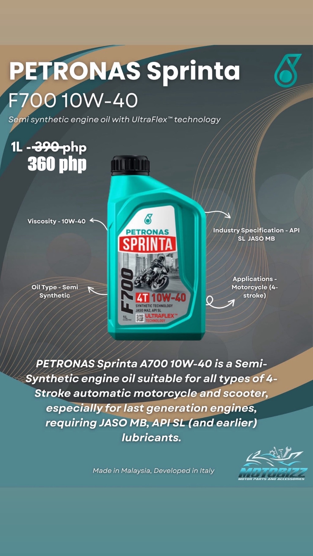 Petronas Sprinta Engine Oil | Shopee Philippines