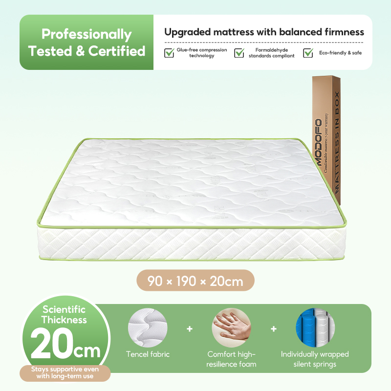 Thickening and upgrading 8 Inch foam Spring mattress Deluxe Memory ...