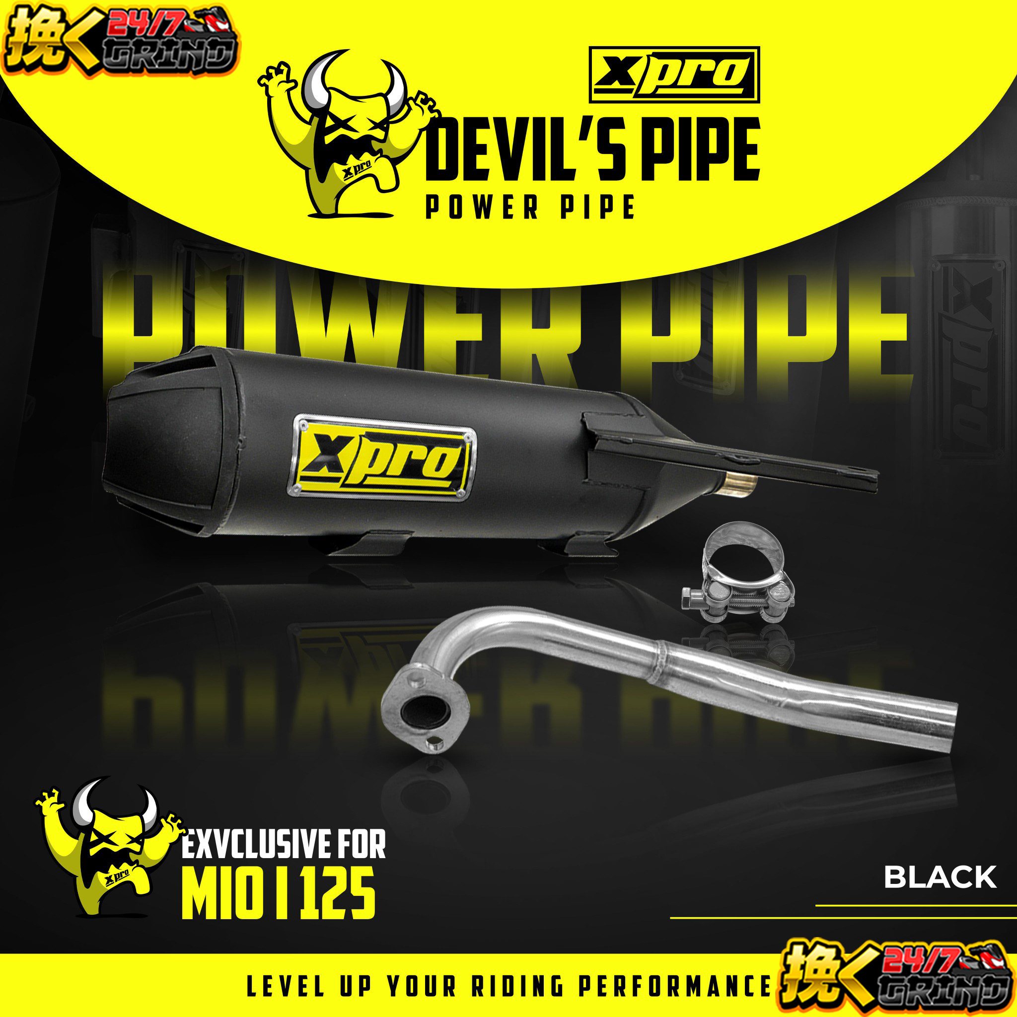 MT8 PIPE YAMAHA FAZZIO STAINLESS TIP (ORIG THAILAND) | Shopee Philippines