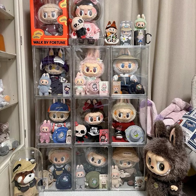 Labubu Acrylic Display Case Boxes Transparent Display Box Labubu ...