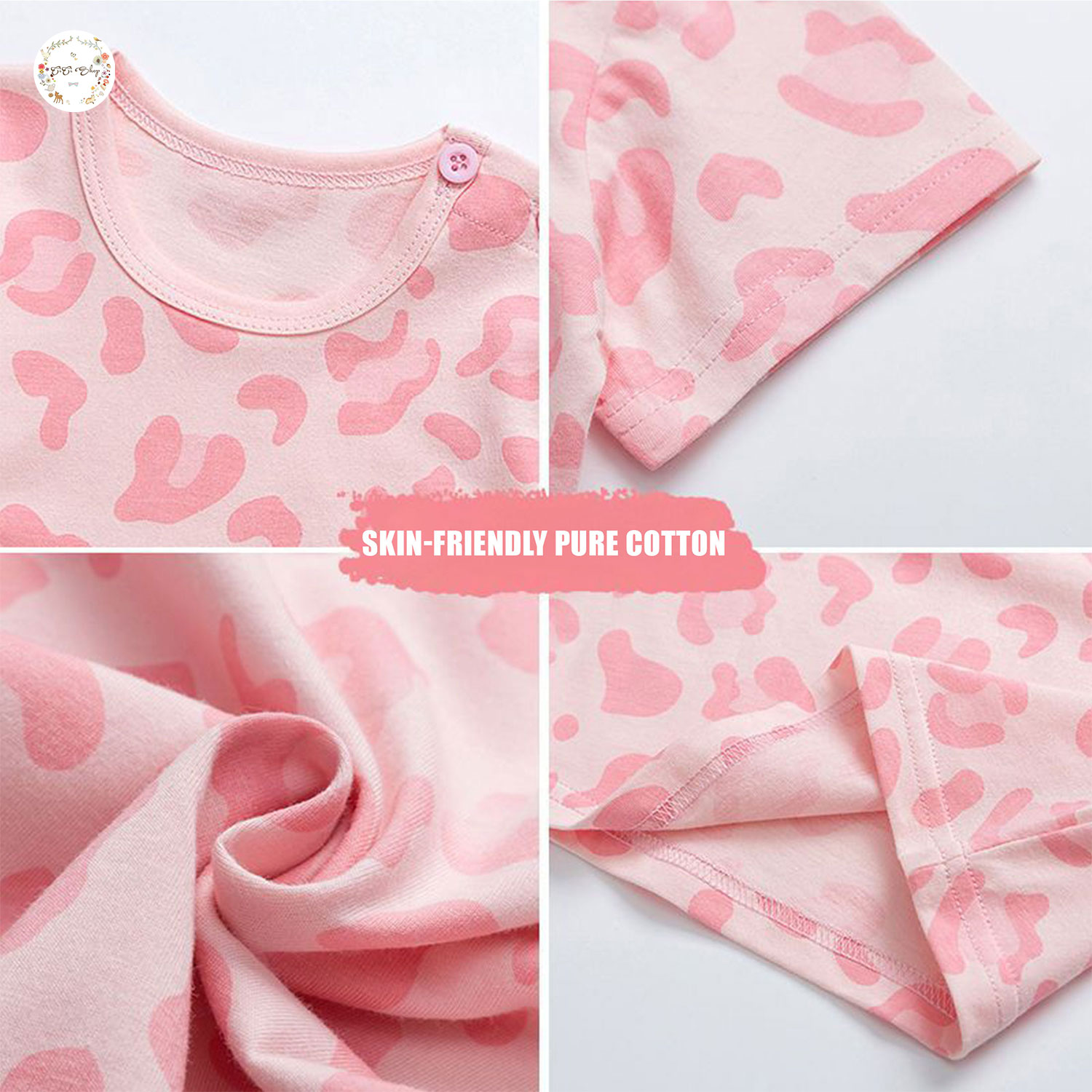 Buy2 Get1 CICI Baby Girl Cotton T Shirts 3pc Blouse Pajama Shirt Kids ...