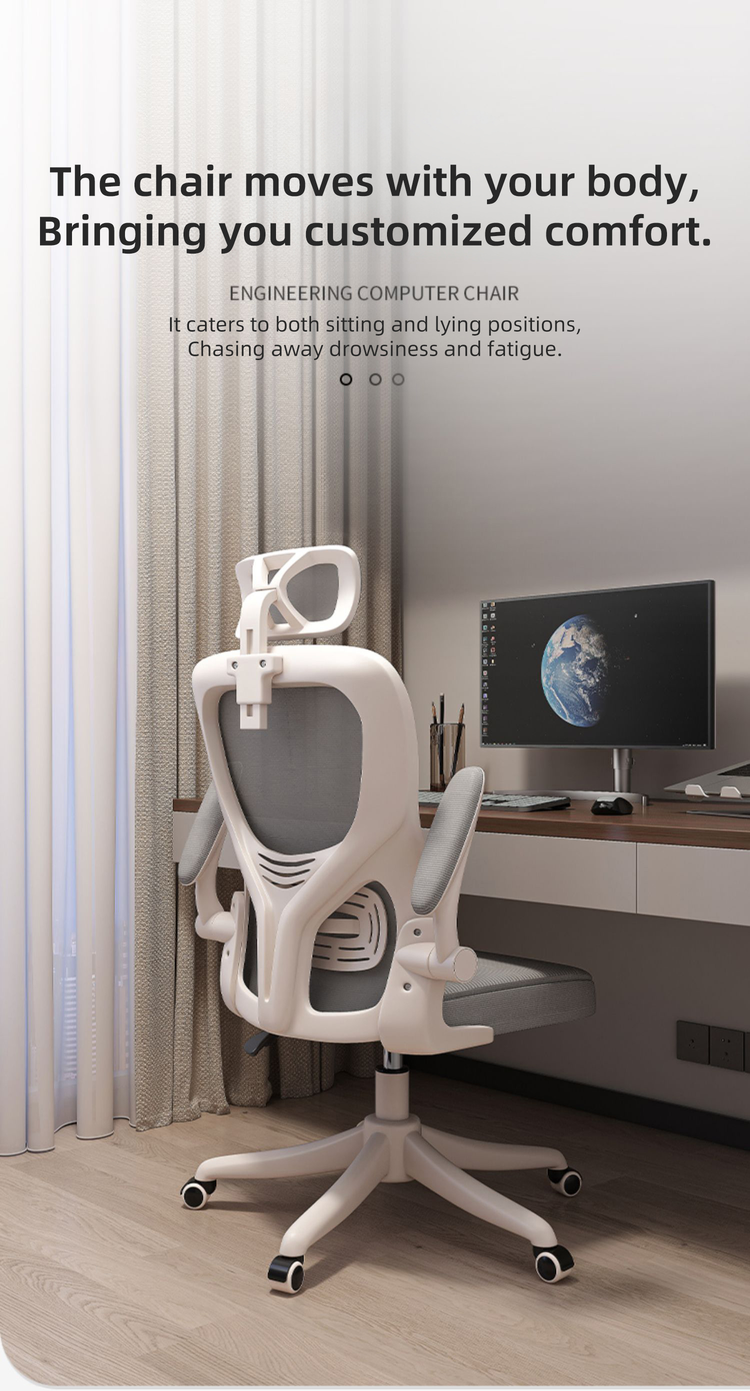 Ergonomic Chair Office Chair Mesh chair Gaming Chair Computer Chair ...