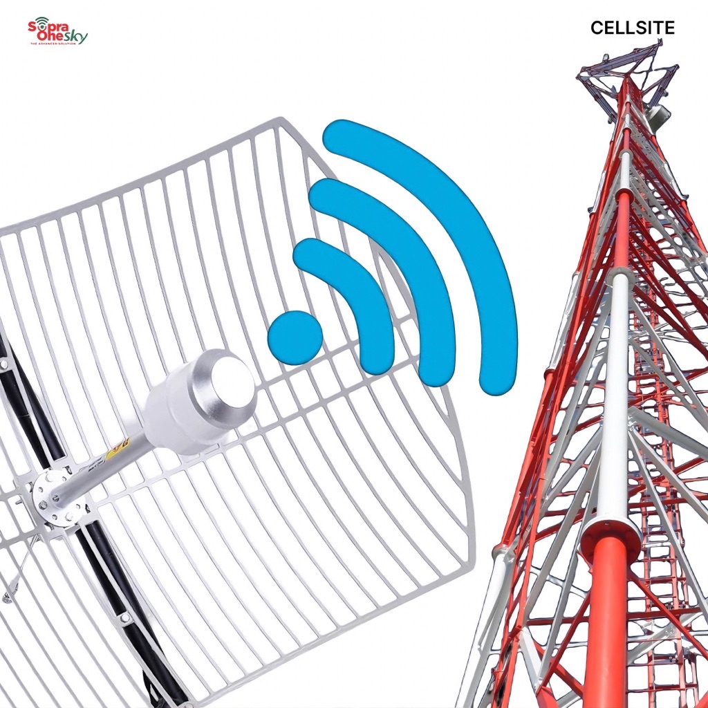 Parabolic Grid Panel Antenna 60dBi | Ultra Long Range Outdoor WiFi LTE ...