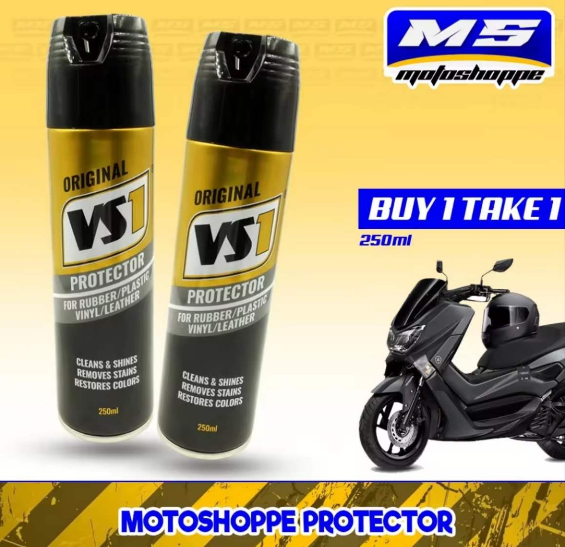 VS1 PROTECTOR 250ml 1pcs -MOTOSHOPPE MOTORCYCLE | Shopee Philippines