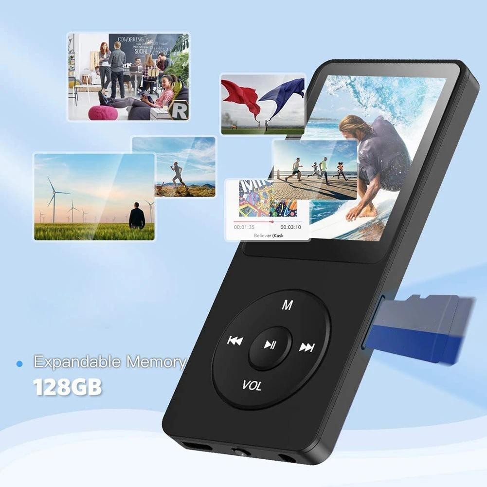 Portable MP4 Player 1.8 Inch Color Screen Walkmen HIFI Bluetooth ...
