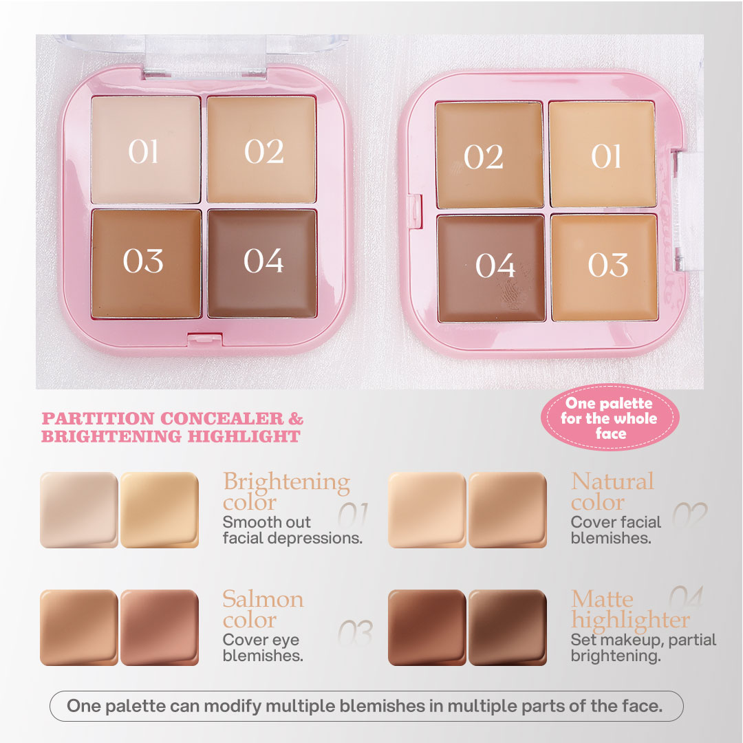 Luxury Ashley Shine Concealer Waterproof 4 Colors Makeup Face Eye ...
