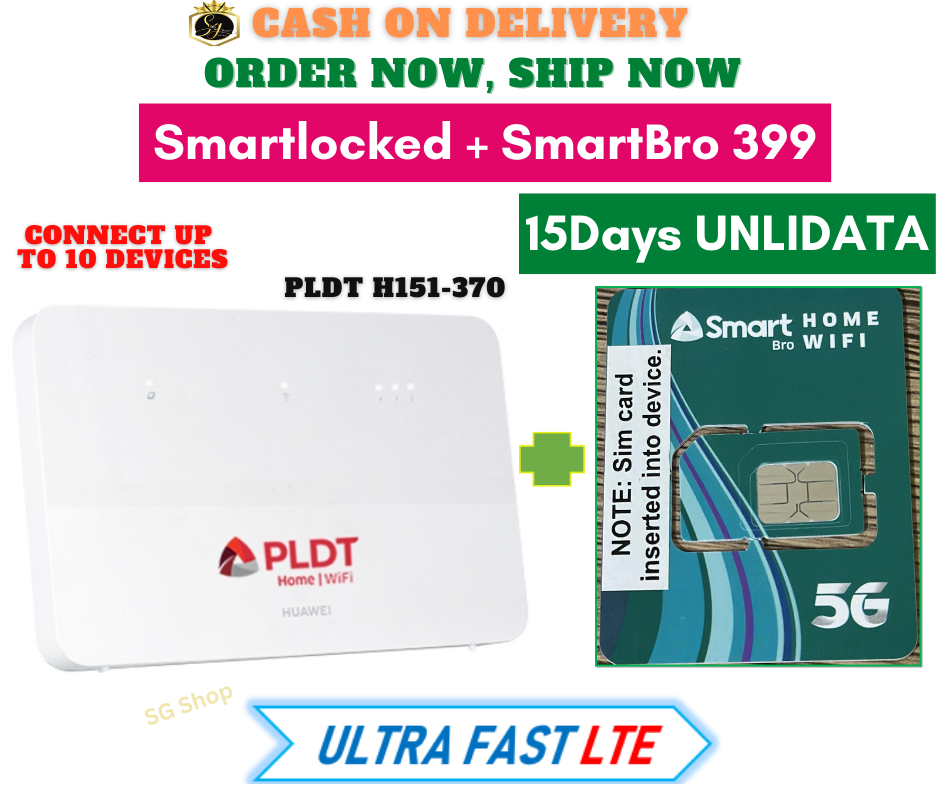 PLDT/SMART BRO HOME PREPAID WIFI 15/30DAYS UNLIDATA Sim card | Shopee ...