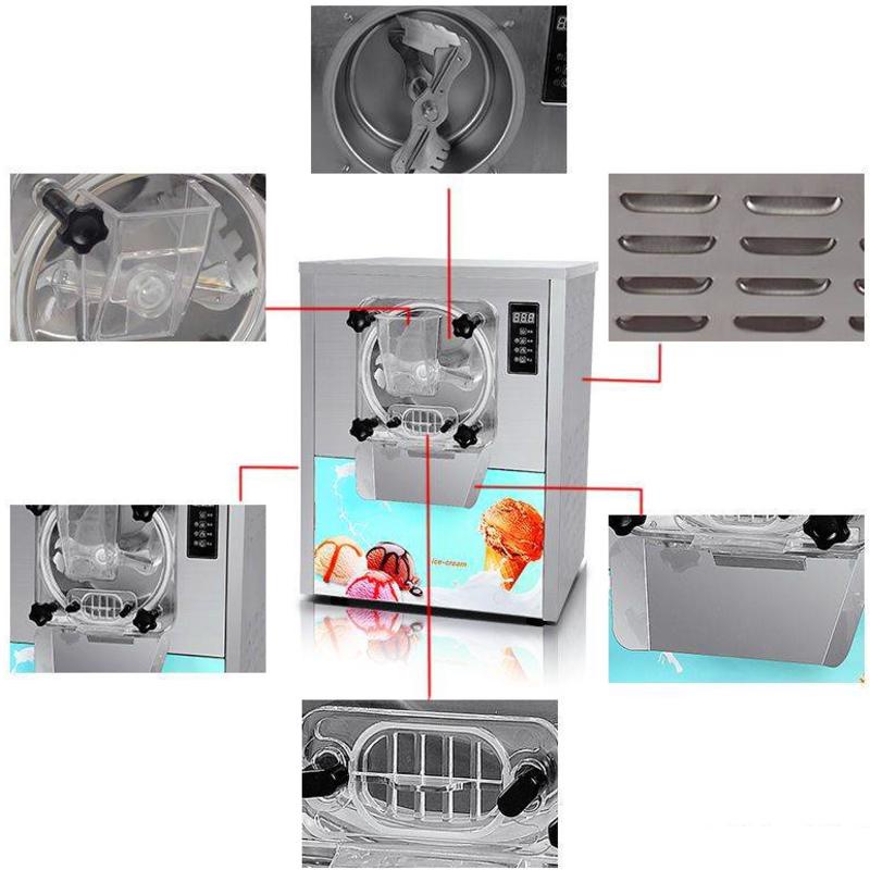Hard ice cream machine commercial fully automatic large-tonnage ...