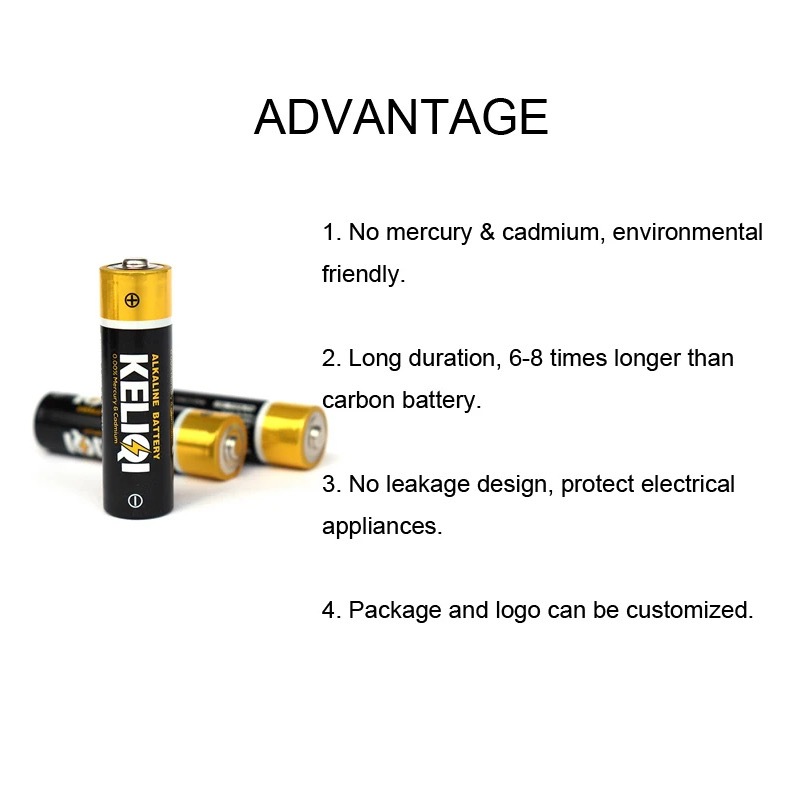 KUKU AA / AAA Battery KELIQI Alkaline Batteries 2AA / 3AAA Batteries ...