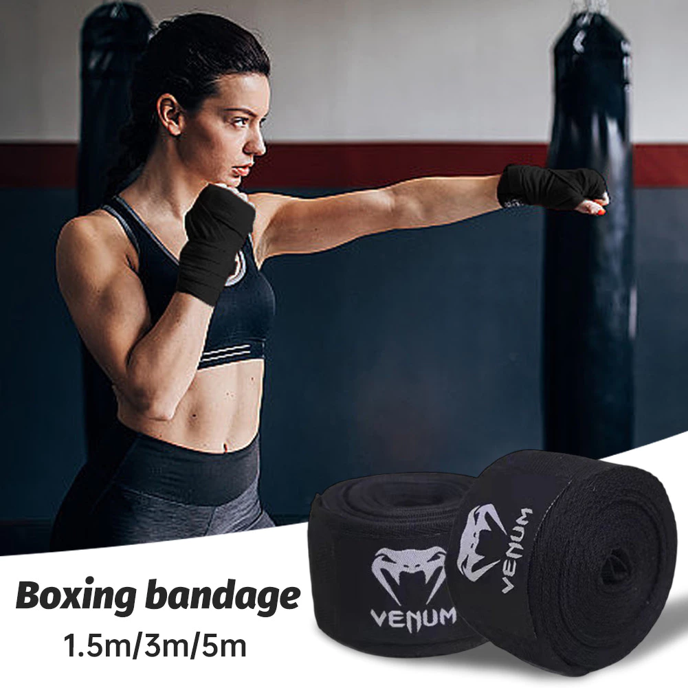 3M/5M Boxing Hand Wraps 2pcs (pair) Kontact Elastic Muay Thai Wrap ...