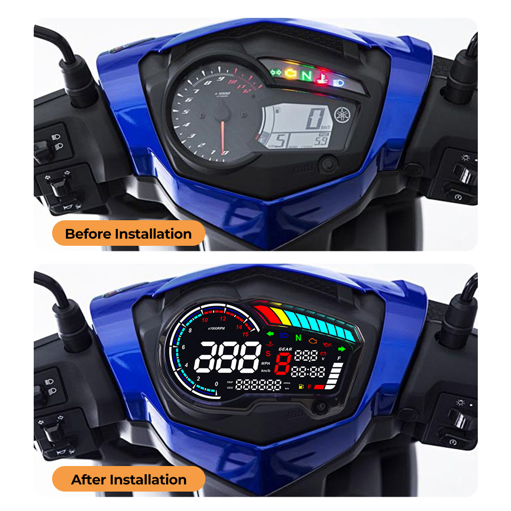 Digital Meter Speedometer Plug and Play For YAMAHA SNIPER 150 V1 ...