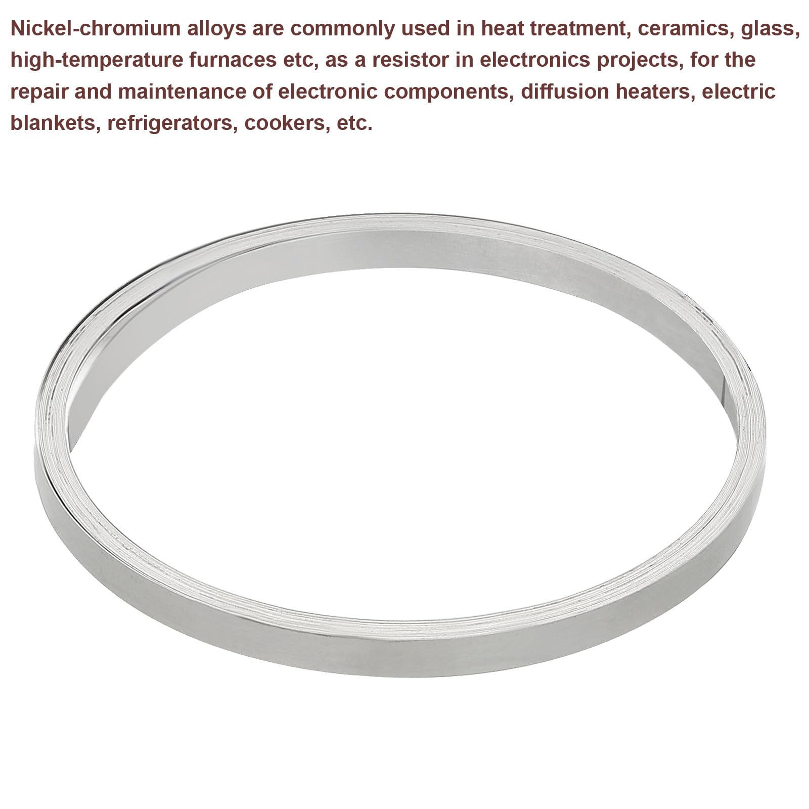 1M Nichrome Heating Element Wire 5mm Flat Heater For Sealing Machine ...