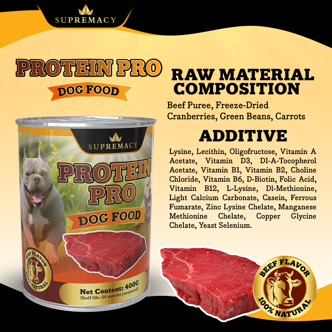 Supremacy Protein Pro Wet Dog Food - Tuna, Beef, Duck, Chicken | Wet ...