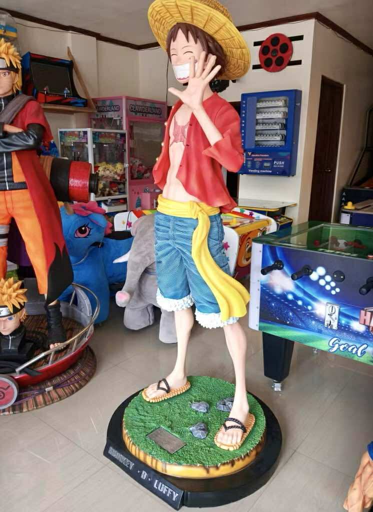 ONE PIECE MONKEY D LUFFY LIFE SIZE ACTION FIGURE STATUE | Shopee ...