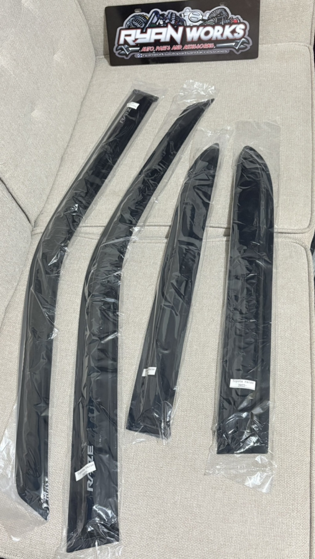 Rain Visor for Toyota Raize 2022-2025 Door Visor Rain Guard Window ...